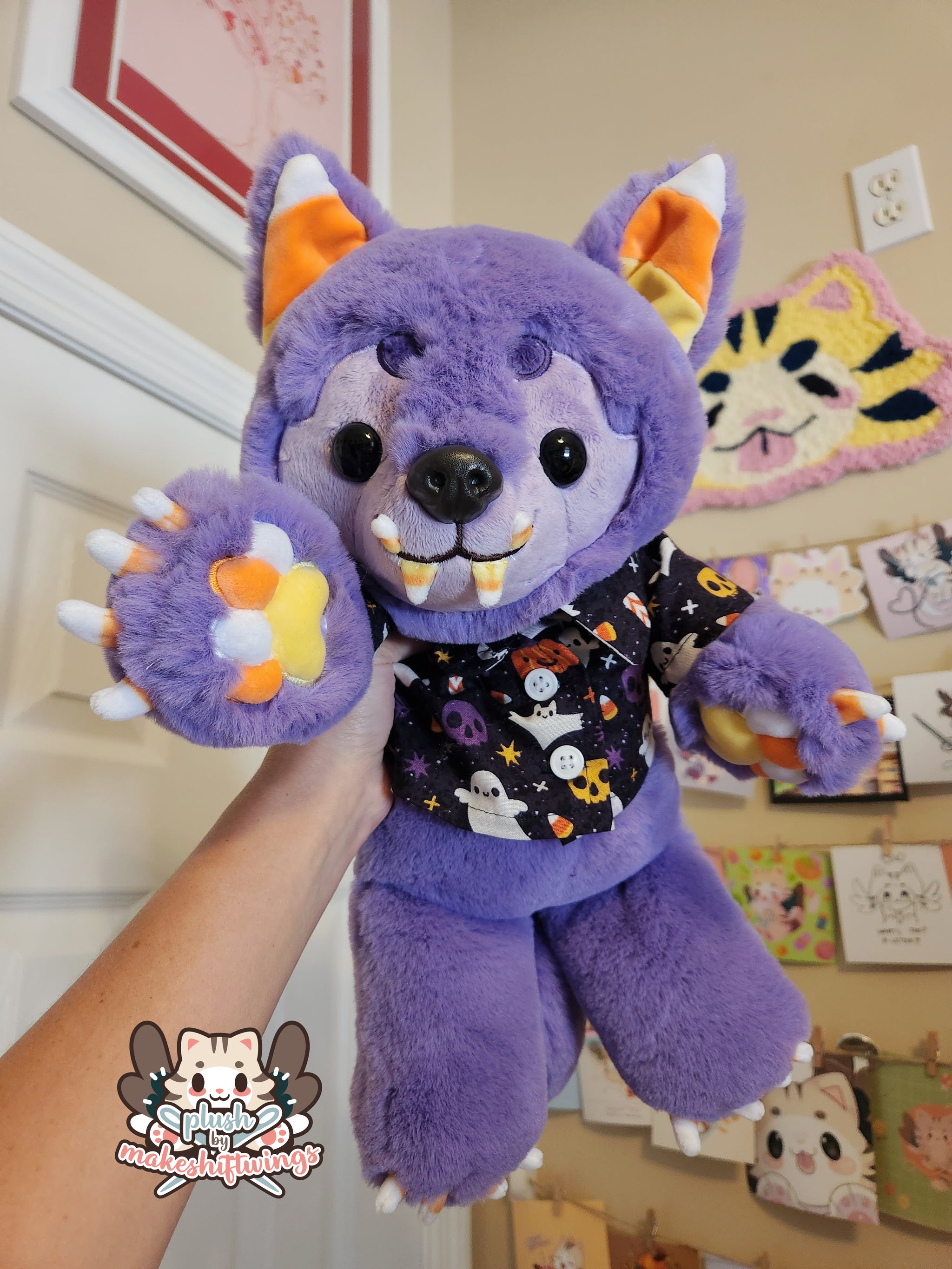 SEWING PATTERN - 16" Floppy Werewolf Plush – Plush by makeshiftwings