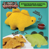SEWING PATTERN - Stegosaurus Plush – Plush by makeshiftwings