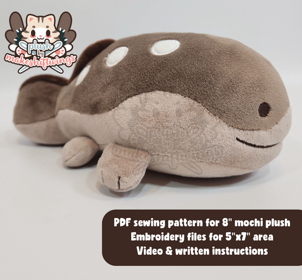 SEWING PATTERN - Mochi Spiny Fish Plush – Plush by makeshiftwings